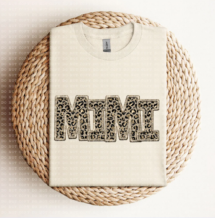 Mimi (Leopard-Faux Embroidery) – Jets Design Shop